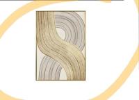China Home Furniture Modern Earthy Lines Art Print Canvas Painting for Decor General Furniture for sale