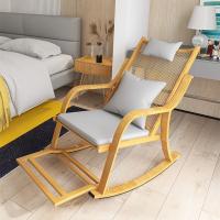 China Outdoor Model A Resting Aluminum PE Rattan Rocking Lazy Chair Weather Outdoor Furniture for sale