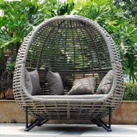 China PE Rattan Garden Sun Lounger Wicker Day Bed Add a Touch of Luxury to Your Garden for sale