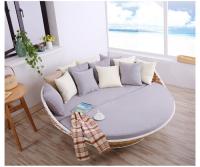 China Powder Coated Aluminum Double Lounge Daybed with Canopy Customized and Chic for sale