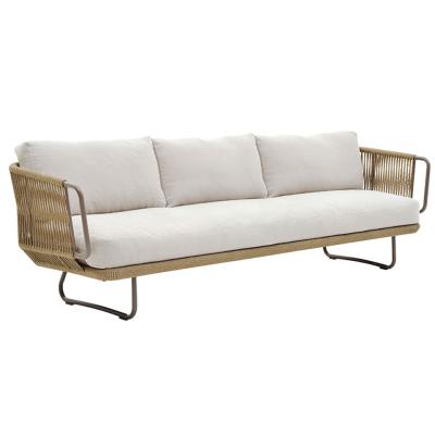 China Modern Design Style Hand-Made Craftsmanship Outdoor Rattan Woven Sofa Furniture Set for sale