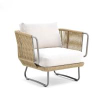 China Modern Design Style Hand-Made Craftsmanship Outdoor Rattan Woven Sofa Furniture Set for sale