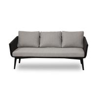 China Contemporary Style Luxury Outdoor Furniture Large Rope 3 Seat Sofa for Outdoor Spaces for sale