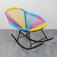 China Whiteblackbrowngraycreamyellowgold Acapulco Wicker Chair for Balcony Rattan Furniture for sale