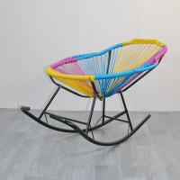 China Whiteblackbrowngraycreamyellowgold Acapulco Wicker Chair for Balcony Rattan Furniture for sale
