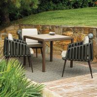 China Contemporary Style Garden Set Aluminum Rattan Sofa Table Set for Luxury Outdoor Living for sale