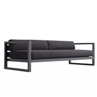 China 1.5mm Aluminum Thickness Corner Sofa Furniture for Hotel Project Outdoor Patio Selection for sale