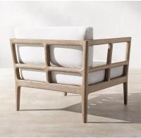 China Customized Garden Furniture Modern Outdoor Teak Wood Sofa Sets for Elegant Spaces for sale