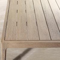 China Customized Garden Furniture Modern Outdoor Teak Wood Sofa Sets for Elegant Spaces for sale
