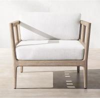 China Customized Garden Furniture Modern Outdoor Teak Wood Sofa Sets for Elegant Spaces for sale