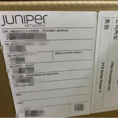 China 10/100/1000/100000/400000Mbps Transmission Rate Juniper PTX10001-36MR-AC And Stock for sale