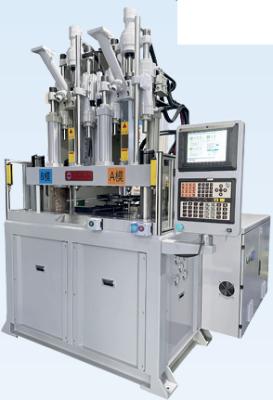 China Rotary Turret Vertical Injection Molding Machine Two Color For Multi Material Products for sale