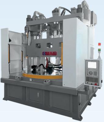 China Rotary Table Injection Molding Machine Low Stage Vertical Structure For Insert Molding for sale