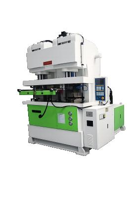 China Barrier Free Clamping Vertical Injection Molding Machine For Long Inserts for sale