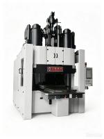 China Low Stage Vertical Injection Molding Machine Single Sliding Table Design for sale