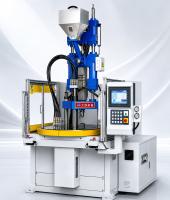 China Automatic Vertical Rotary Table Injection Molding Machine For LED Lamp Bases for sale
