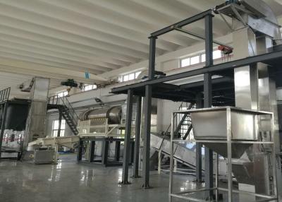 China Stainless Steel Detergent Powder Production Line with 0.35-0.50 T/m³ Density and 1.2 m³ Batch Capacity for sale