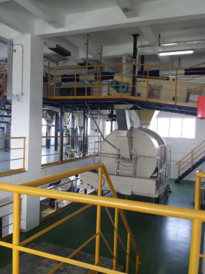China Stainless Steel Detergent Powder Production Line 500kg Capacity Automatic Spray Drying Tower for sale