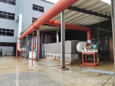 China Industrial Heating Incinerator for Rock Wool Production Line with 500°C & 600°C Dual Output and 300kcal/m³ Fuel Efficiency for sale