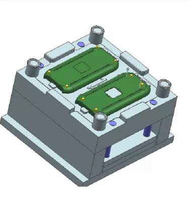 China DME HASCO 2K Plastic Injection Moulding Double Shot Plastic Case Mold for sale