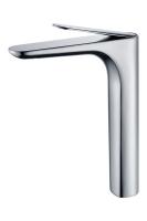 China 45mm Base 250mm Brass Basin Faucet with Ceramic Cartridge and CoolStart Technology for Water Conservation for sale