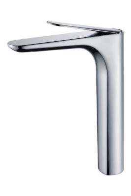 China 45mm Base 250mm Brass Basin Faucet with Ceramic Cartridge and CoolStart Technology for Water Conservation for sale