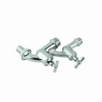 China BS1010 Chrome Plated Brass Hose Union Bib Tap with T-Handle - PN10 Pressure Rating, 1/2