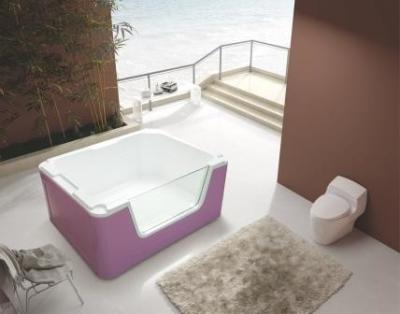 China Hyaline Baby Massage Bathtub with Air Jet System - 2100mm Length, 950mm Depth, 3KW Heater for sale