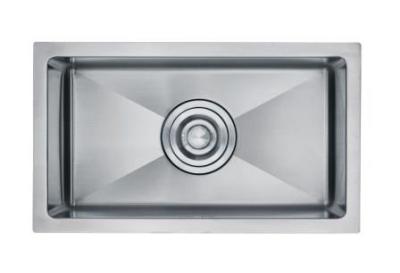 China Handmade Stainless Steel 304 Single Bowl Kitchen Sink 430x250x220mm for sale