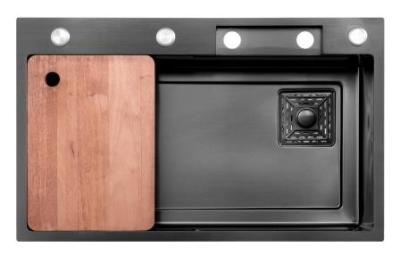 China INONA7546 Series 750x460mm Nano Coated Stainless Steel Kitchen Sink with 220mm Depth for sale