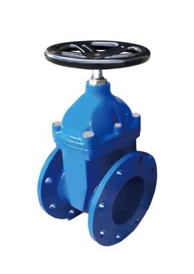 China PN16 Non-Rising Stem Cast Iron Gate Valve BS5163 - 16 Bar Pressure Rating, DN15-DN600 Sizes for sale