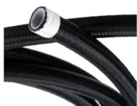 China SAE J1532 PTFE Fuel Line Oil Cooler Hose - 3.45MPa Working Pressure, -65°C to 260°C Temperature Range for sale