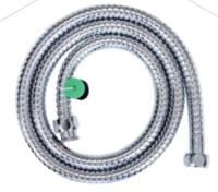China 304 Stainless Steel Flexible Shower Hose 1-2 Meters Chrome Plated Spiral Bellows 10Bar Pressure for sale