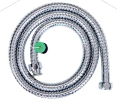 China 304 Stainless Steel Flexible Shower Hose 1-2 Meters Chrome Plated Spiral Bellows 10Bar Pressure for sale