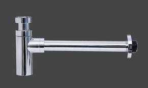 China INOVI D84 Chrome Plated Bottle Trap 1-1/4 inch x 32mm Plastic Basin Waste Drain for sale
