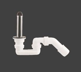 China INOVI D76A White Plastic Wash Basin Drainer 1-1/2 inch x 50mm Sink Waste Drainer for sale