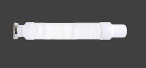 China Plastic Cardan Telescopic WC Pipe Connector 1-1/2in x 40mm Flexible Pan Connector for sale