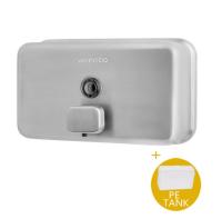 China INOVI 1100ml Stainless Steel Commercial Soap Dispenser 8.0x3.8x4.8 Inch Wall Mounted for Hotels Restaurants for sale