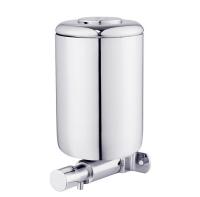 China INOVI Brass Soap Dispenser 500ml Commercial Manual Wall Mount Chrome for sale