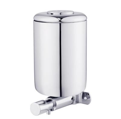 China INOVI Brass Soap Dispenser 500ml Commercial Manual Wall Mount Chrome for sale
