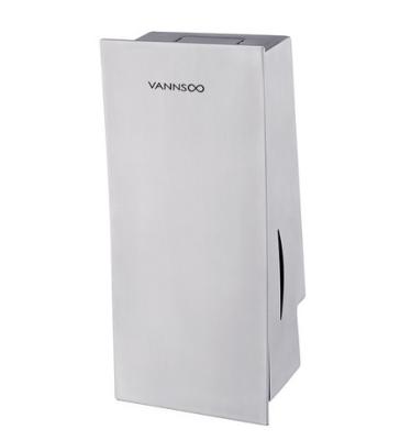 China INOVI 800ml 304 Stainless Steel Hand Sanitizer Dispenser Wall Mount Push Soap Dispenser Brushed Finish for sale