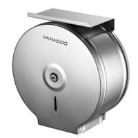 China INOVI 9 Inch Commercial Stainless Steel Toilet Paper Dispenser 304 Grade Large Capacity for sale