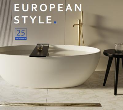 China INOVI SUS304 Linear Shower Drain 360° Rotation Outlet 60-120cm Length European Style Wet Room Waste for sale
