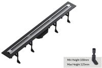 China INOVI DIY Length Adjustable Height Shower Drain 350mm to 1300mm Range Plastic Vertical Outlet for sale