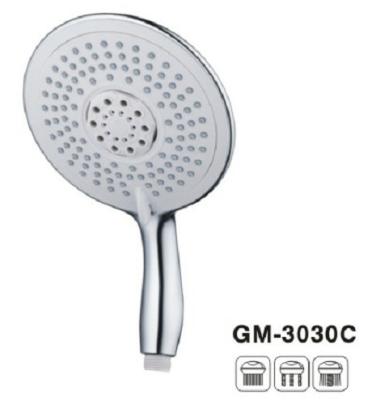 China INOVI Polished Chrome 3-Function Ergonomic Hand Shower Head with G 1/2 Connection and Multiple Spray Patterns for sale