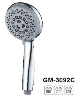 China INOVI Round Water Saving Shower Head with 3 Functions - 30% Water Reduction and G1/2 Connection for sale