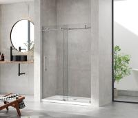 China INOVI-CS3302 Sliding Shower Door 72-87in Height x 47-60in Width with 3/8in Tempered Glass for sale