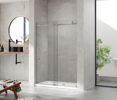 China INOVI-CS3302 Sliding Shower Door 72-87in Height x 47-60in Width with 3/8in Tempered Glass for sale