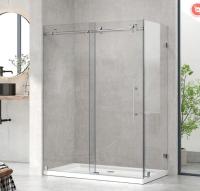 China INOVI-CS3310 52x36x79 Inch 10mm Tempered Glass Quadrant Shower Enclosure with Sliding Door for sale