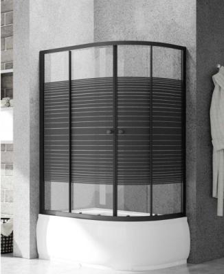China INOVI 10mm Tempered Glass Sliding Shower Enclosure 1950mm Height with Acrylic Base for sale